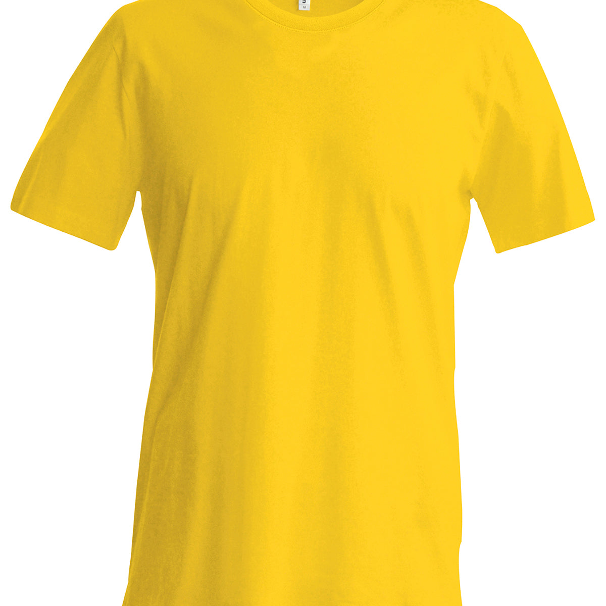 Yellow - Short-sleeved crew neck T-shirt – Spontex Workwear